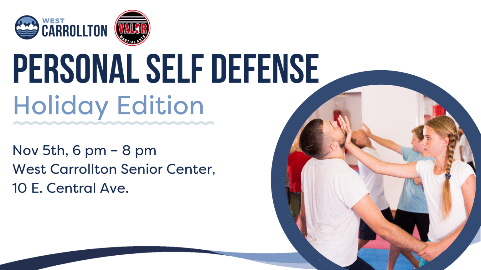 Personal Self Defense – Holiday Edition | City of West Carrollton